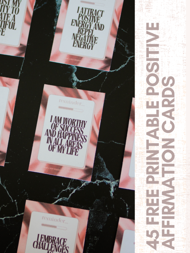 Free-Printable-Affirmation-Cards5 - The Honeyed